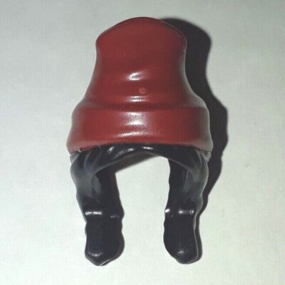 Lego Beanie Ski Cap Stocking Hat Brown Black Hair Braids Pigtail Pony ...