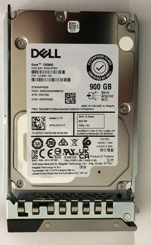 XTH17 Dell Seagate ST900MP0026 900GB 2.5 12Gbps 15K SAS HD R650 R740 ...