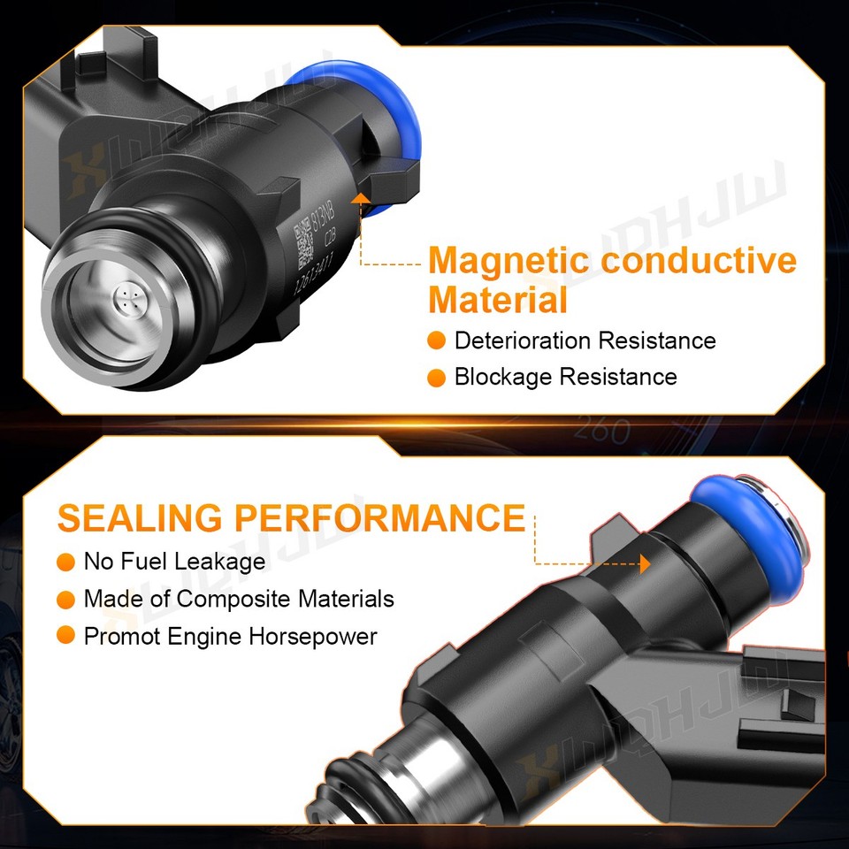 XWQHJW 12613411 Fuel Injector Set 4.8L 5.3L 6.0L LS 2010-2017 | eBay