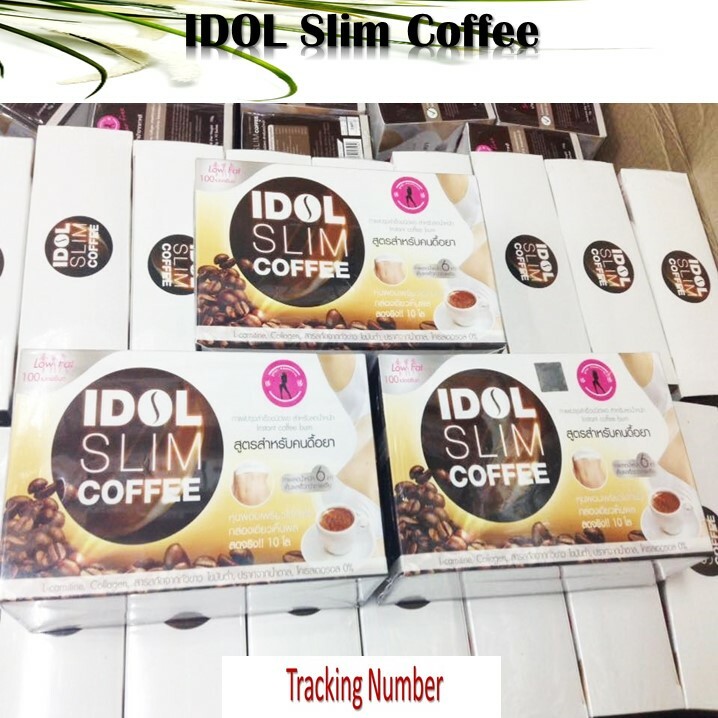 5 x IDOL Coffee Slim Drink Instant Diet Weight Burn Resistance Low Fat ...