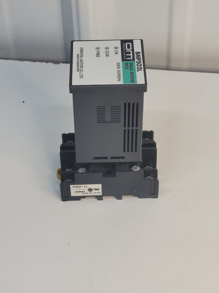 ORIENTAL Motor BMP502L Omron P2CF-11 BRAKE REVERSE PACK NOS e5 | eBay