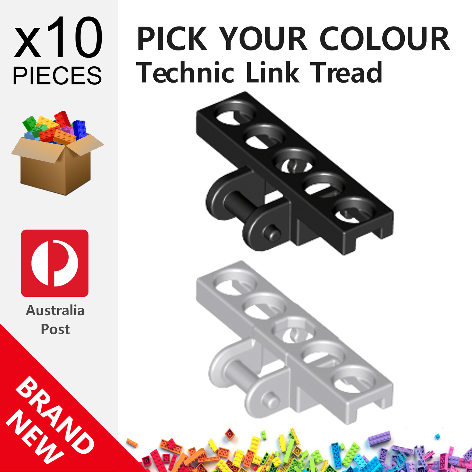 10x Genuine LEGO™ - Technic Link Tread - 3873 15379 New Parts | eBay