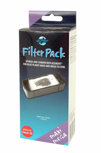 Blue Planet Filter Replacement Maxi Mega Classic 50 Wool Carbon EG467 ...