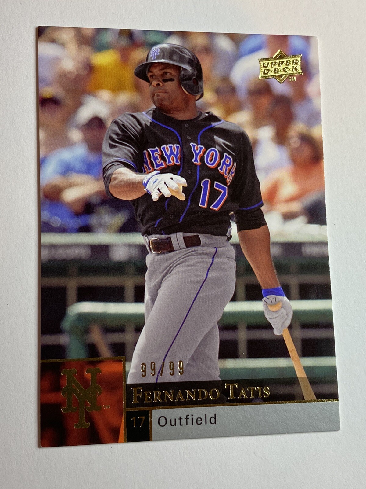 Fernando Tatis 2009 Upper Deck Series 1 #255 Gold 99/99! New York Mets ...