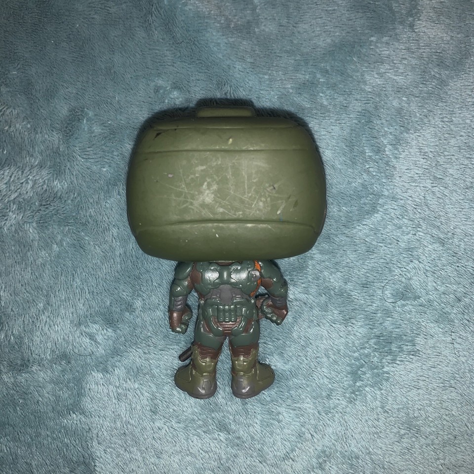 2016 Funko POP Games #90 DOOM Space Marine Green Vinyl Collector Figure ...