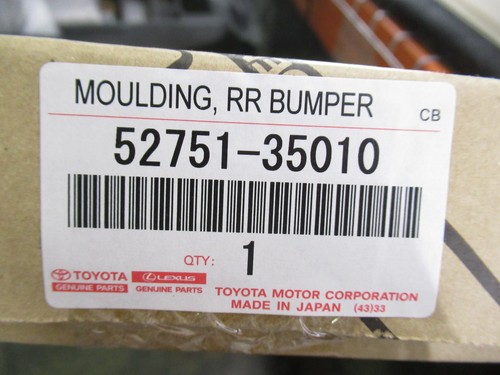 Genuine OEM Toyota 52751-35010 Rear Bumper Trim Molding 2010-2021 ...