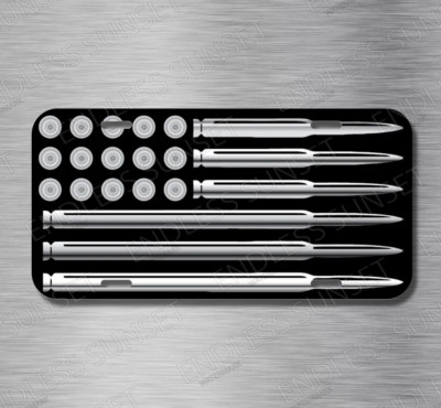 2nd Amendment USA Ammo Flag NRA Gun Patriot America License Plate Front ...