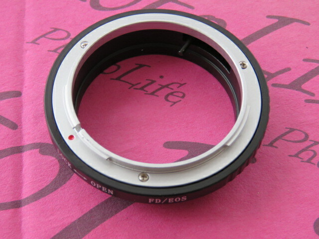 FD-EOS Adapter For Canon FD Lens to Canon EOS 80D 77D 70D 60D 50D 40D ...
