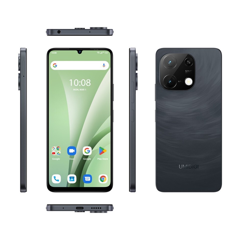 UMIDIGI G9C 6GB+128GB 6.75'' Dual SIM 50MP NFC Android Unlocked ...