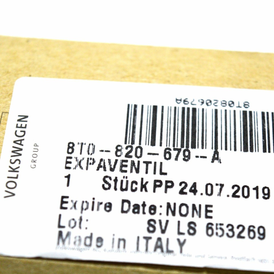 NEW AUDI A4 B8 EXPANTION VALVE AIR CONDITIONING 8T0820679A OEM | eBay