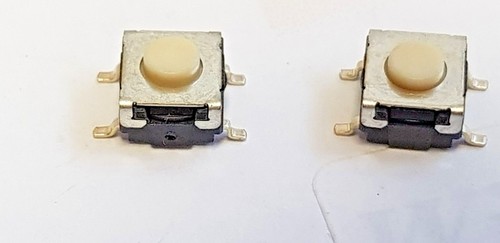 B3S-1000 Pack of 2 Omron / 6x6mm 4.3mm 160gf Sealed Tact Switch SMD ...