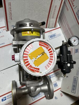NEW FLOWSERVE 3850P2 VALVE AND ACTUATOR W/LOGIX 420-40-W1D-30 ...
