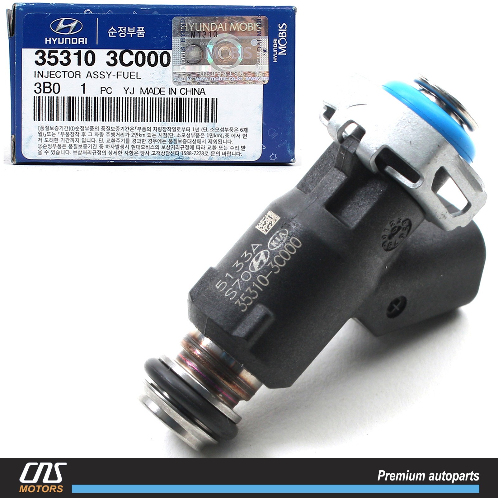 GENUINE Fuel Injector Fits 2006-12 Hyundai Kia 3.3L 3.8L DOHC V6 OEM ...