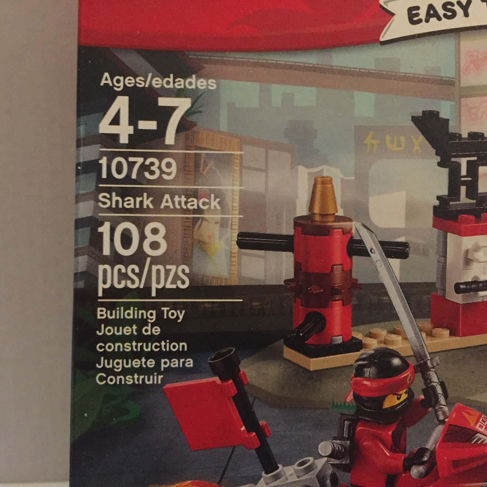 NEW Lego Juniors Ninjago Shark Attack Set #10739 - 108 pieces ...
