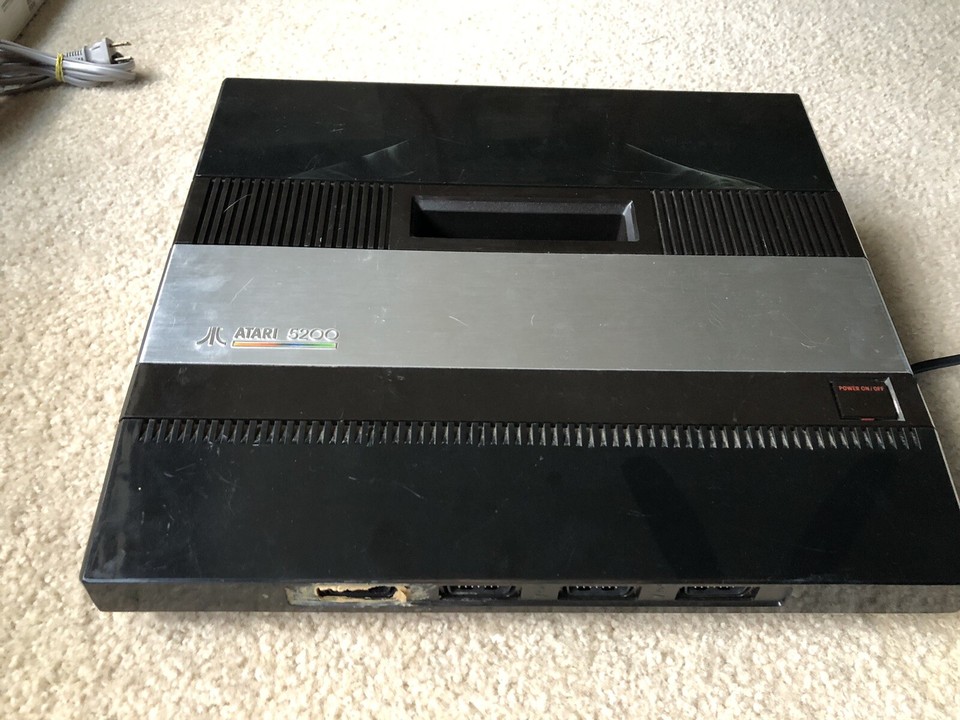 Console Only - Atari 5200 - 4 Port Console 7 Games Qbert Breakout ...
