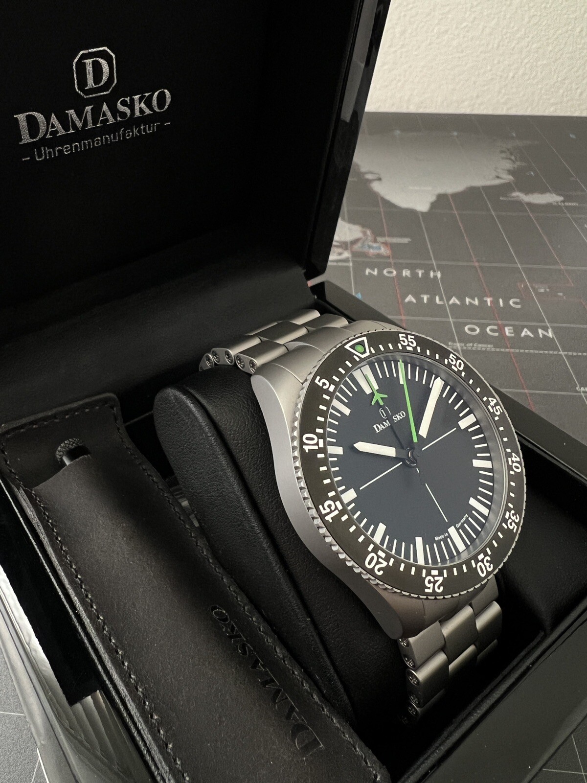 Damasko DC80 Center Chronograph Ice-Hardened Stainless Steel Bracelet ...
