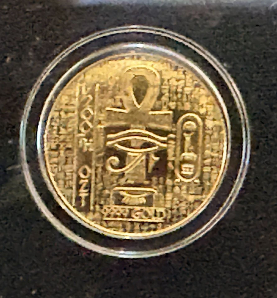 1/200 oz Monarch Egyptian Scarab .9999 Fine Gold Round-Great Gift | eBay