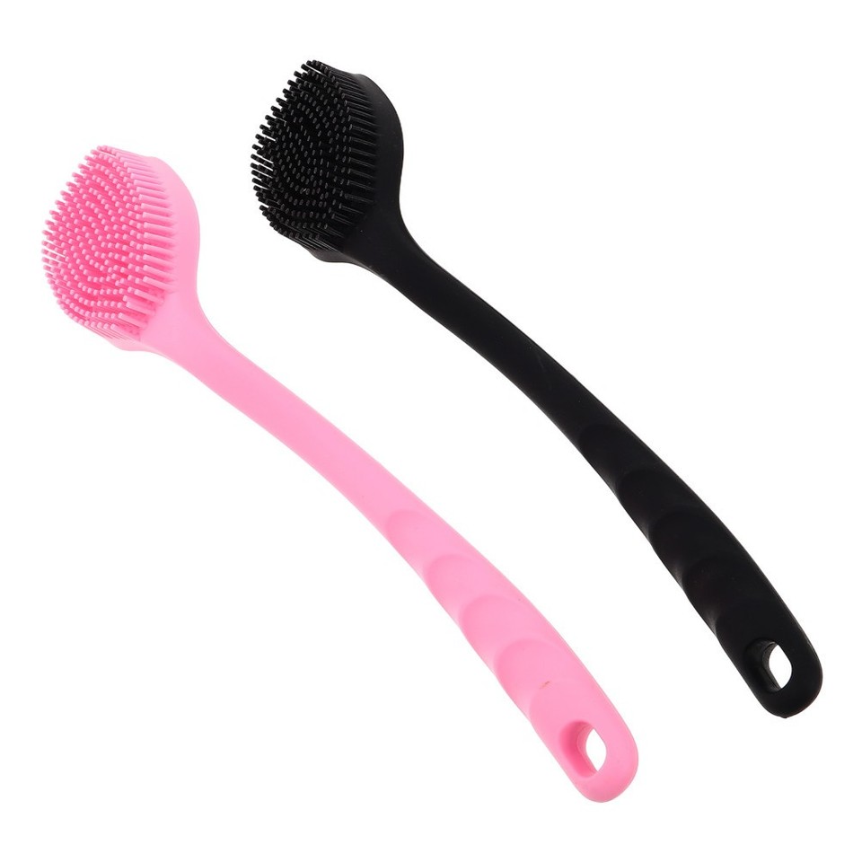 2 Pcs Silicone Kitchen Scrubber Brush Cleaning Brushes for Dish ...