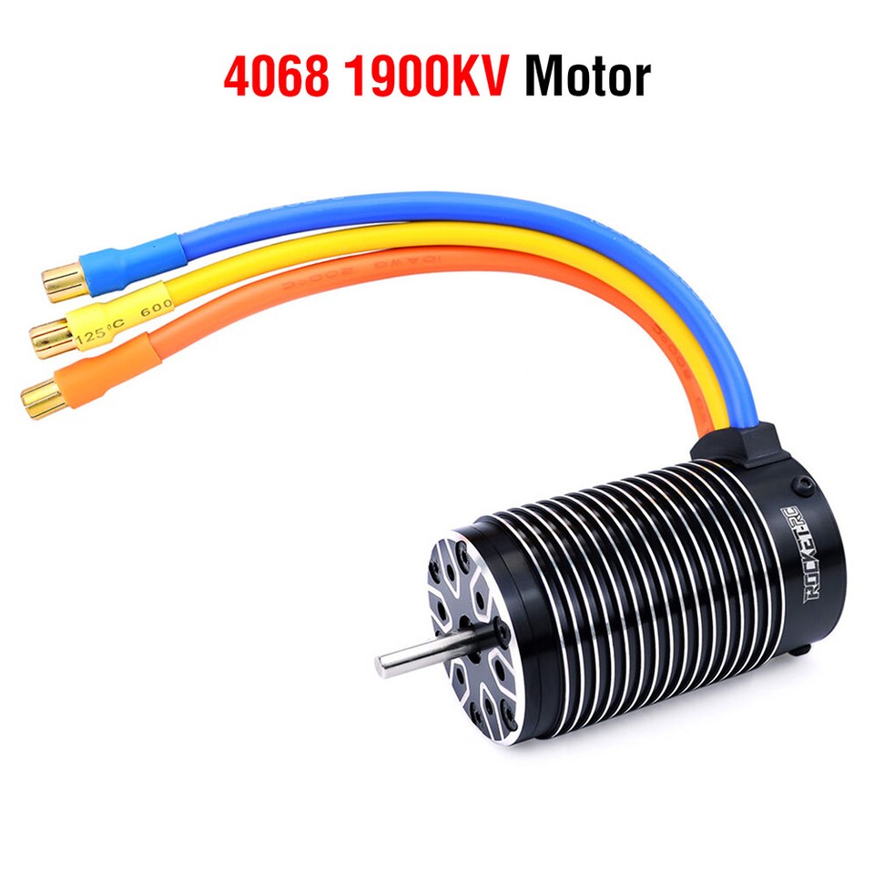 Rocket-RC 4092 4082 Brushless Motor 120A 150A ESC for 1/8 RC Monster ...