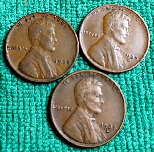 F/Better 18 Lincoln Wheat Cents-1935PDS-1940PDS - *SEE DESC* Lot 10 | eBay