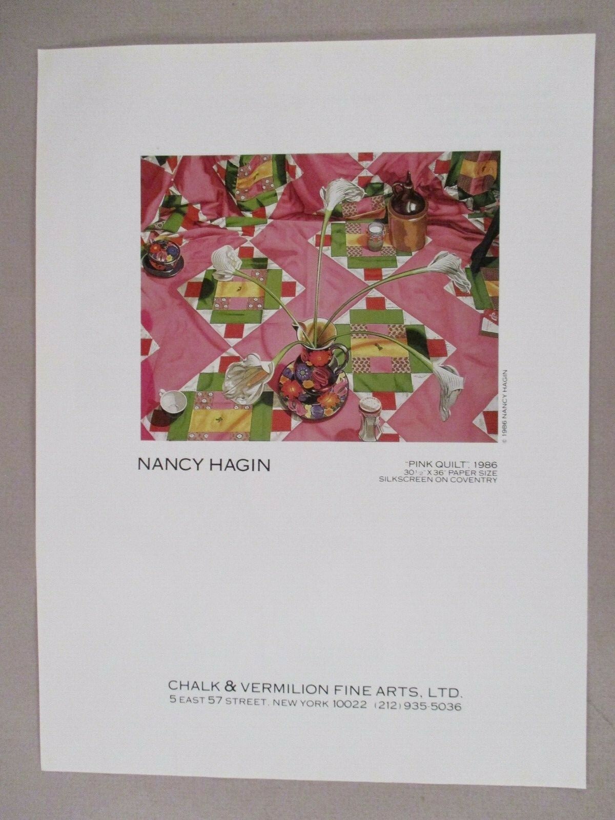 Nancy Hagin Lithograph PRINT AD - 1986 | eBay