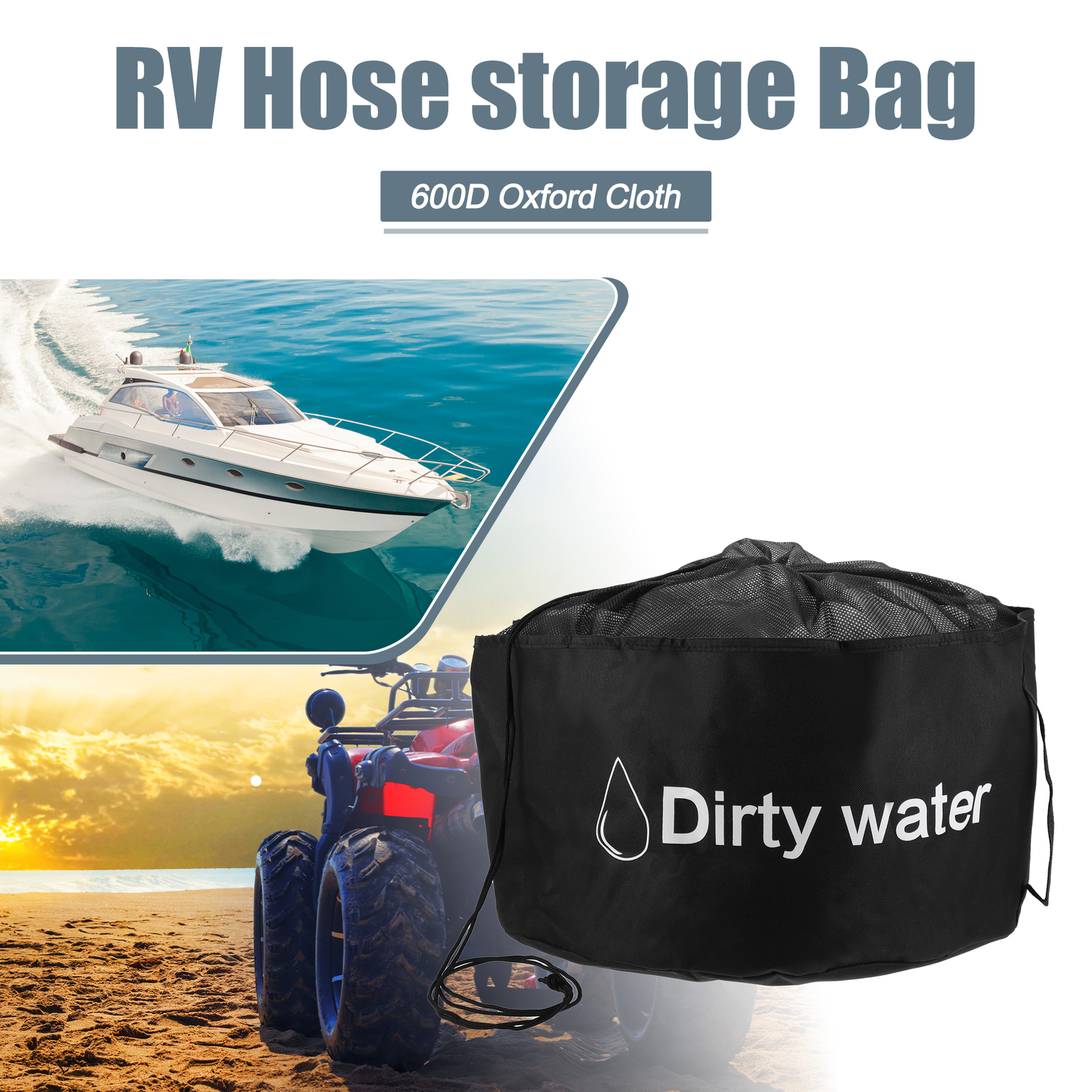 RV Sewer Hose Storage Bag RV Hose Storage Bag RV Bag Camper Utility Bag ...