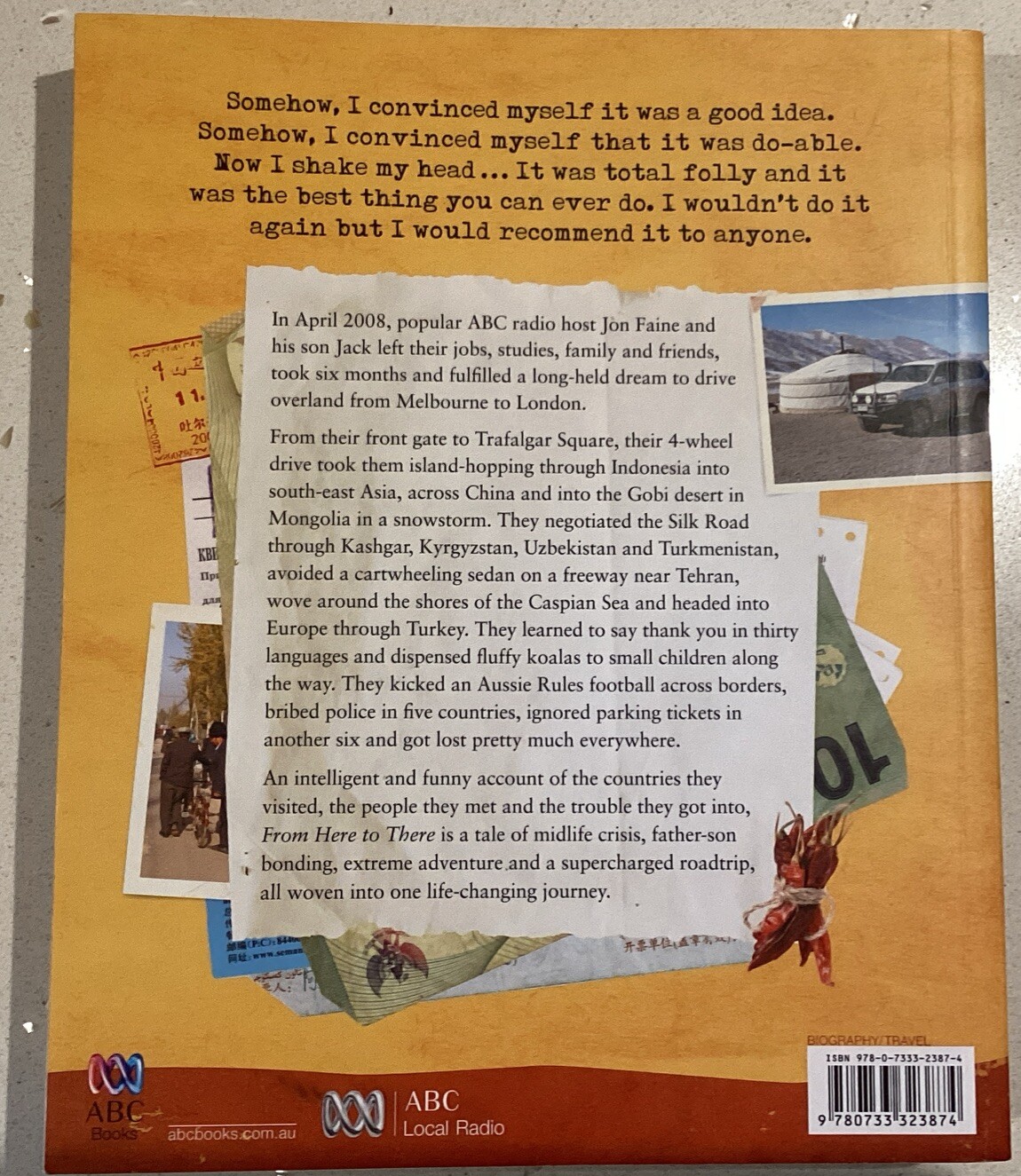 From Here To There: A Father and Son Road-Trip from Melbourne to London ...