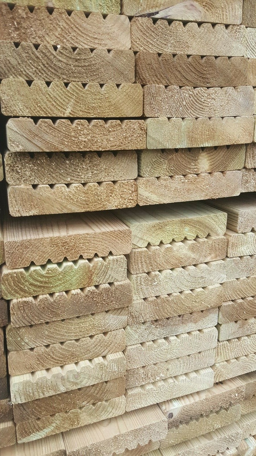 DECKING - A GRADE FSC certified TREATED DECKING BOARDS 32x125mm TIMBER ...