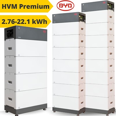 BYD HVM Batteriespeicher B-Box Premium 2.76-22.1 kWh Solar Speicher 11. ...