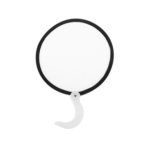 1Pc Portable Foldable Blank Round Fans Simple Mini Handheld Fan DIY ...