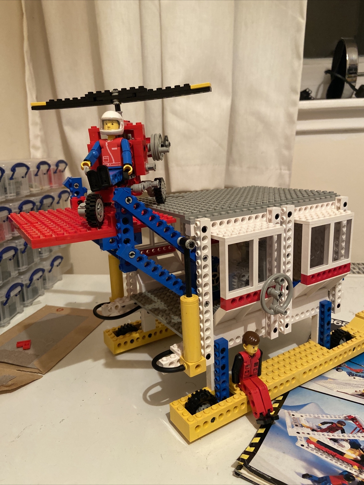 Technic Lego 8680 arctic rescue base mountain With Instructions | eBay