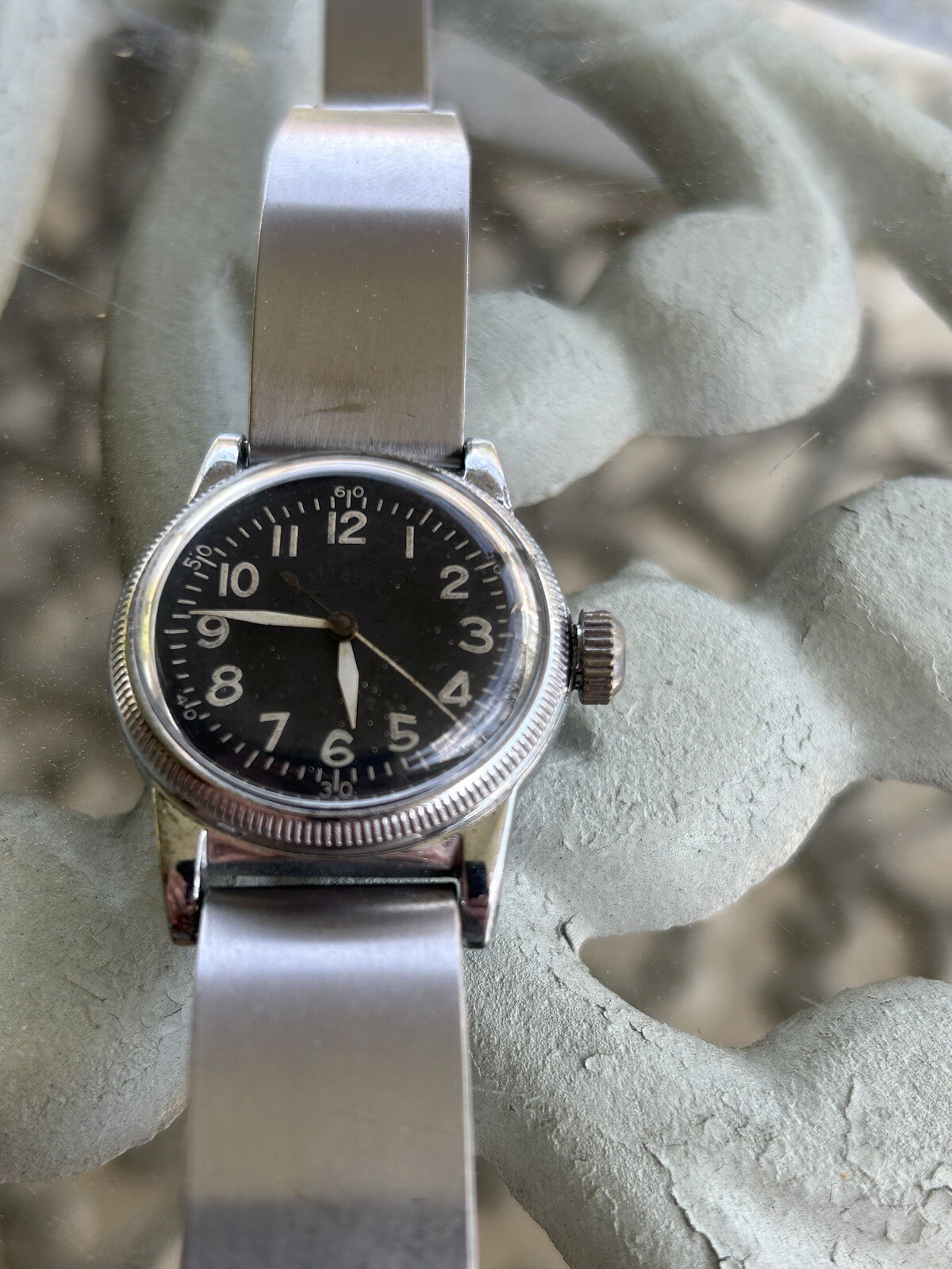 1940's Elgin A-11 Hack Grade US Military WWII Wristw… - Gem