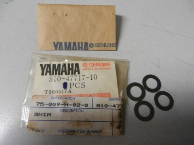 NOS Yamaha Shims 81 & 84 EC340 79-80 EC540 1973 EL433 810-47717-10 Qty4 ...