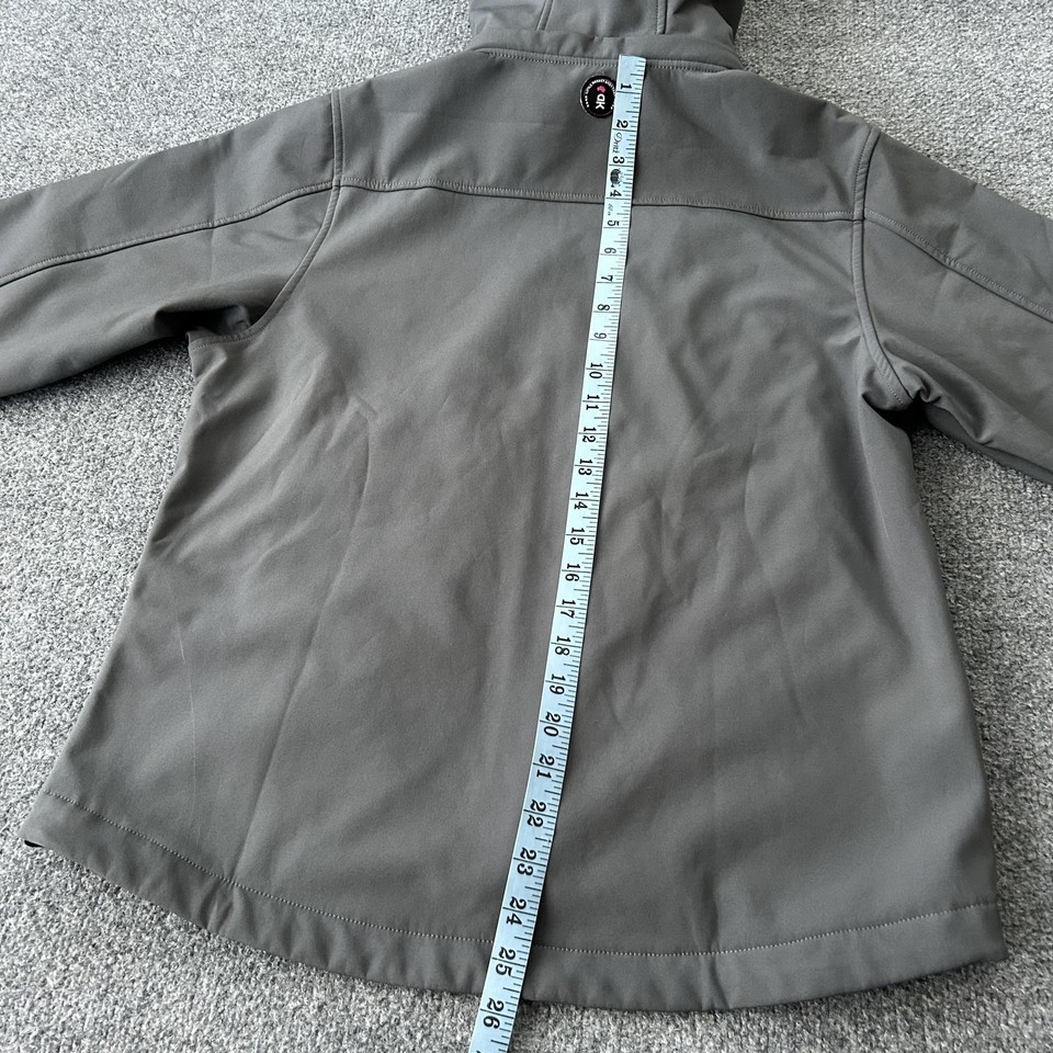 Little Donkey Andy Jacket Mens Small Gray Power Dry Softshell Hooded ...