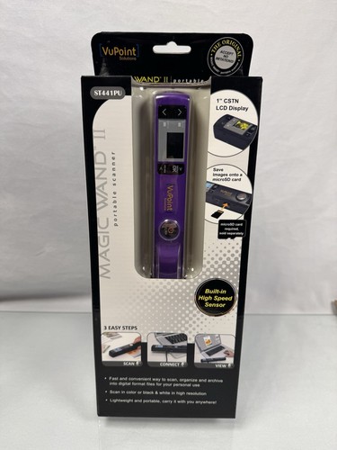 Vupoint Solutions Magic Wand II 2 Portable Scanner ST441PU | eBay