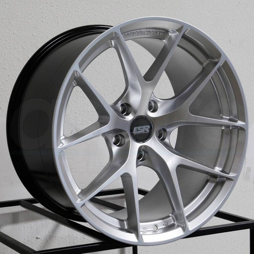 18x10.5 ESR RF02 RF2 Custom 5x112 22 Hyper Silver Wheels Rims Set(4) 73 ...