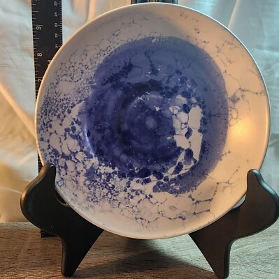 Abstract Splatter Pottery Bowl | eBay