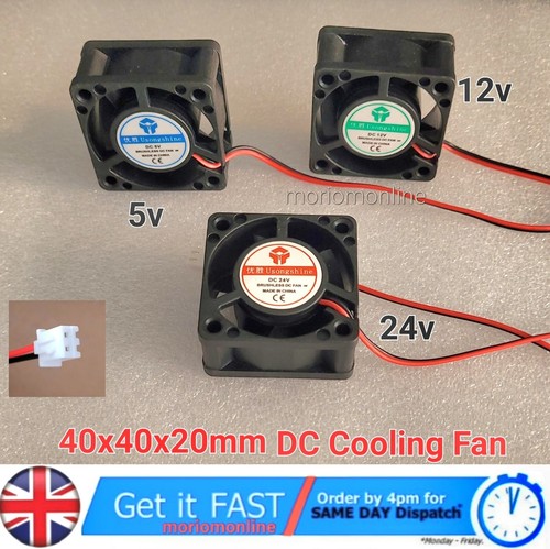 4020 FAN 4cm 40mm X 40mm X 20mm MINI SQUARE BRUSHLESS COOLING FAN 5V ...