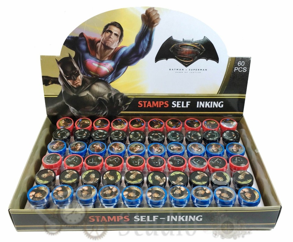Disney Marvel DC Nickelodeon Self Inking Stamps for Kids 60pc Stampers ...