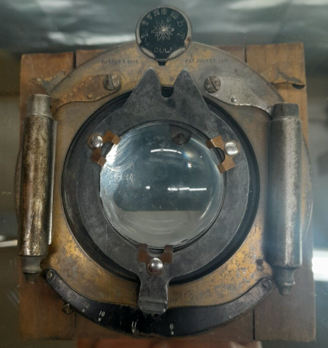 Wollensak Optical Co Lens NY Viewlex RCR-1 Rear Condenser projector old ...