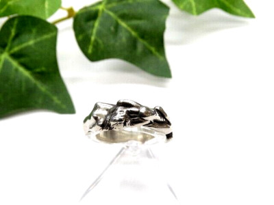 2270 Silber 925 Ring mit umschlungenem Liebespaar - Erotik -Akt | eBay.de