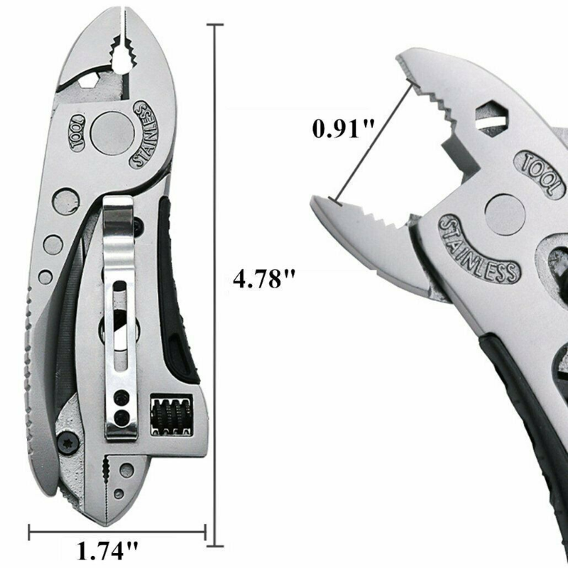 Folding Multi tool Knife Multipurpose Outdoor Pocket Pliers Multitool ...