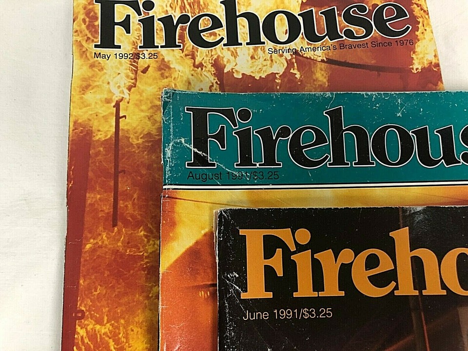 Firehouse Magazine 3 Issues 1991 1992 Good condition | eBay