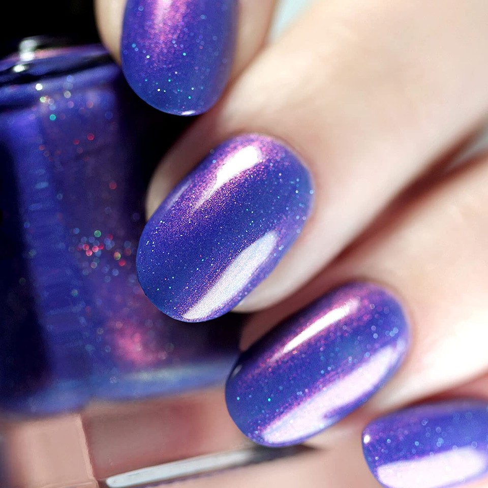 NEW Cirque Colors Dusky Skies Nail Polish Blue Purple Violet Shimmer ...