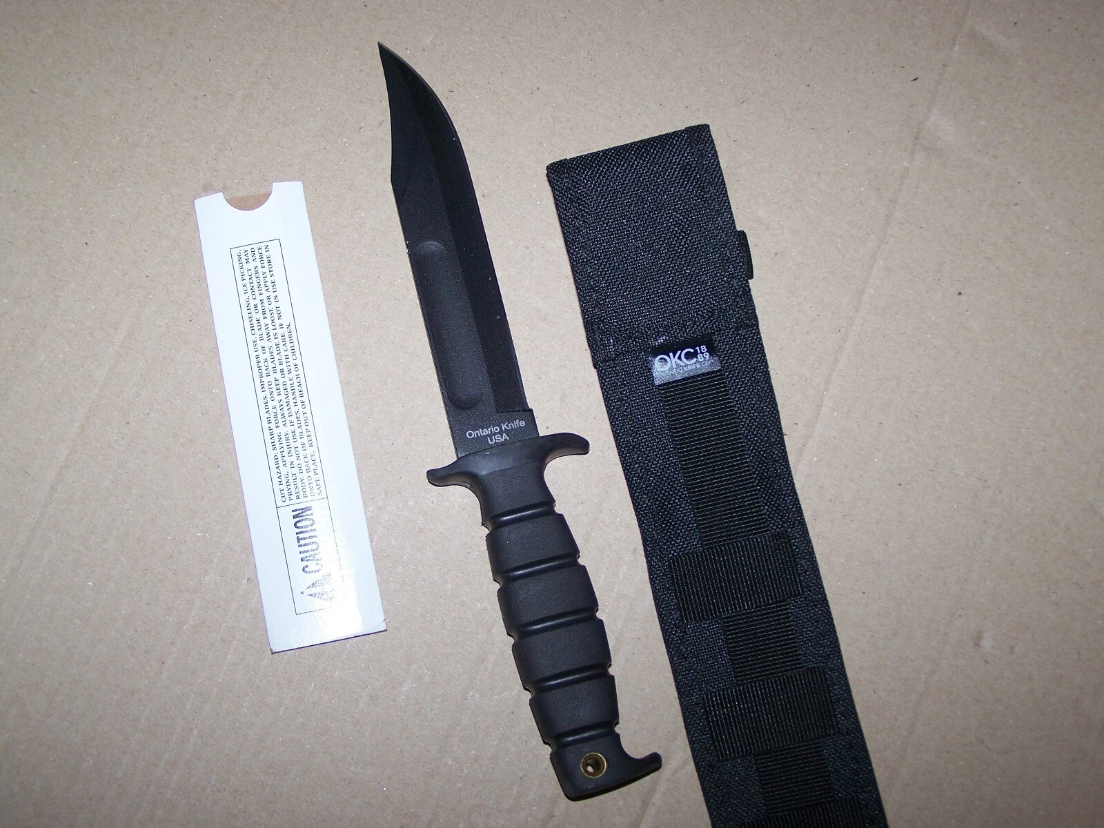 SP-1 Ontario Knife Co SP1 OKC & Scabbard Military Navy Tactical New ...