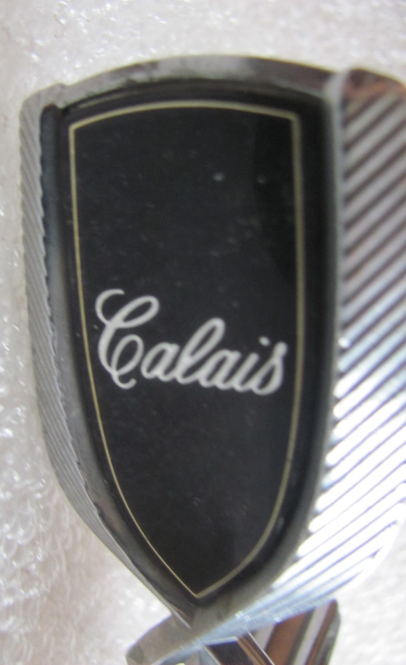 1980s OLDSMOBILE CUTLASS CALAIS HEADER HOOD ORNAMENT BADGE GENUINE ...