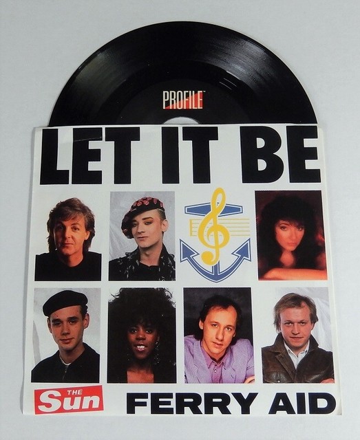 Ferry Aid 1987 Vinyl 45rpm Single Let It Be for sale online | eBay