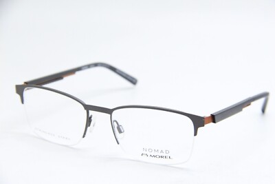NEW MOREL NOMAD 40012N GO16 GREY ORANGE AUTHENTIC EYEGLASSES 52-18 | eBay