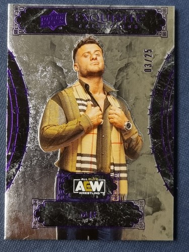 2024 AEW Black Diamond MJF Exquisite Collection PURPLE /25 Trading Card ...