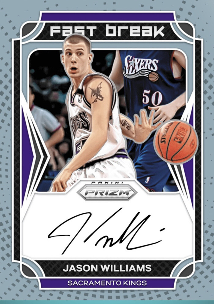 2021-22 Panini Prizm Jason Williams Fast Break Disco Auto KINGS ...